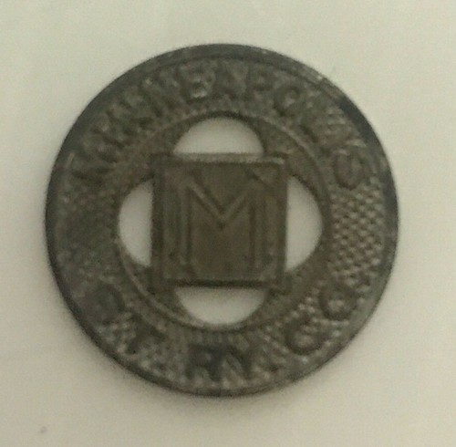 Minneapolis St Ry Railway Co Good For One Fare Public Street Car ...