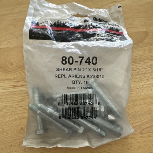 Oregon 80-740 Shear Pin For Ariens 510015 Snapper 7091550YP J Deere ...