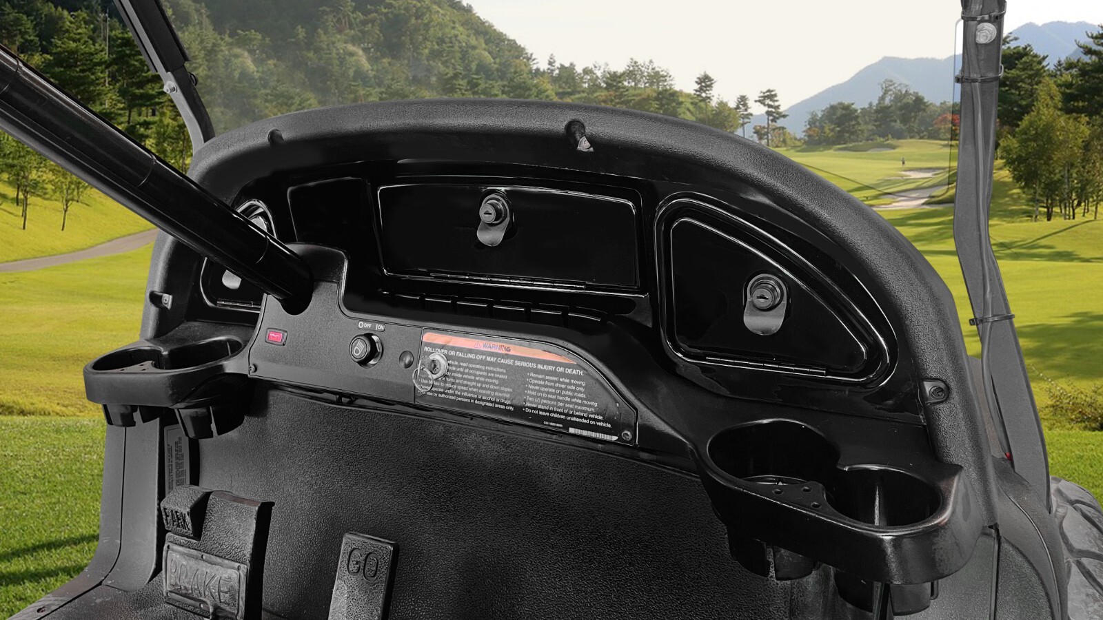 Golf Cart Dash Kit Glossy Black For Club Car Precedent 2004-2008.5 ...