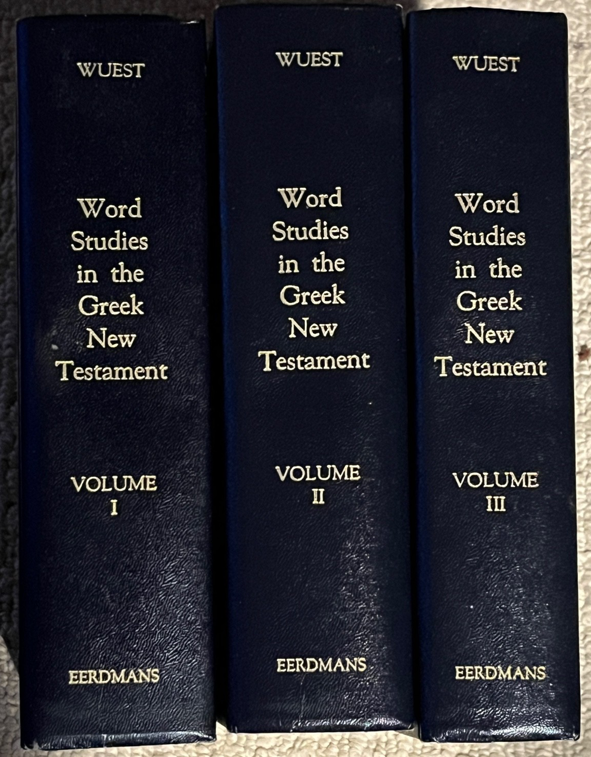 Wuest Word Studies in the Greek New Testament Volumes 1-3 Book Set ...