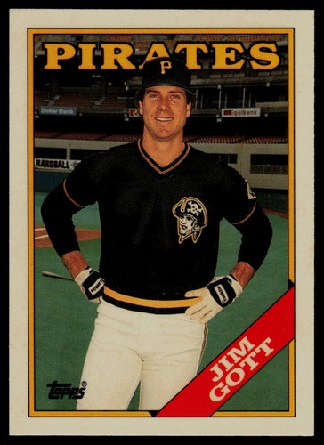 1988 Topps Tiffany #127 Jim Gott Pittsburgh Pirates | eBay