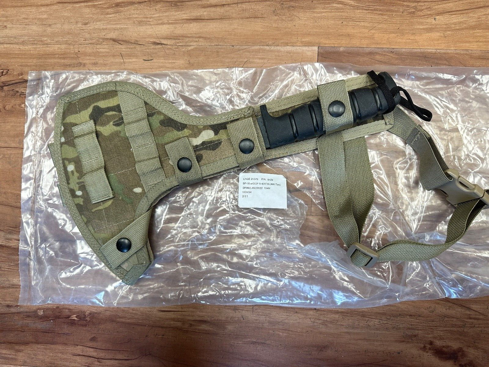 Ontario Spec Plus SP16 SPAX Axe Survival Tool & Scabbard USA OCP ...