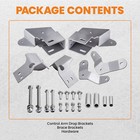 Front Track Bar Control Arm Relocation Drop Bracket For Jeep Cherokee ...