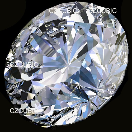 CUBIC ZIRCONIA SUPER EXCELLENT QUALITY LOOSE ROUND STONES 7A CLEAR CZ ...