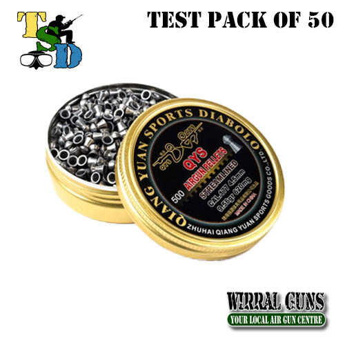 Qiang Yuan Sports - QYS Streamlined .177 - 8.48 x 50 Pellets test pack ...