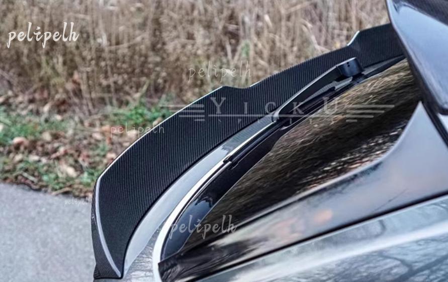 For Audi Q5 SQ5 2018-2024 Real Carbon Center Rear Spoiler Tail Trunk ...