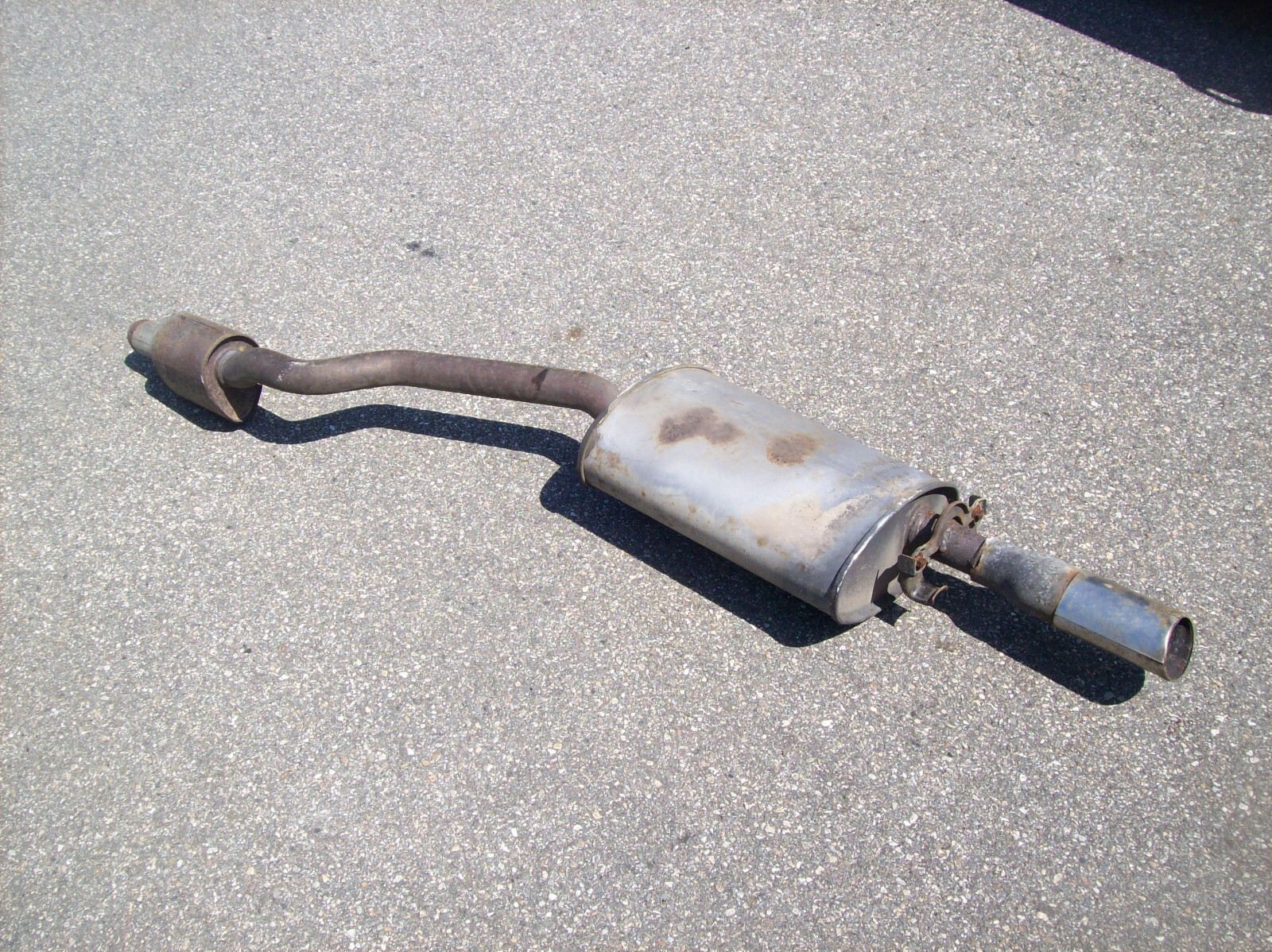 Porsche 944 S & S2 16-Valve OEM Bischoff Muffler Exhaust Pipe 944.111 ...