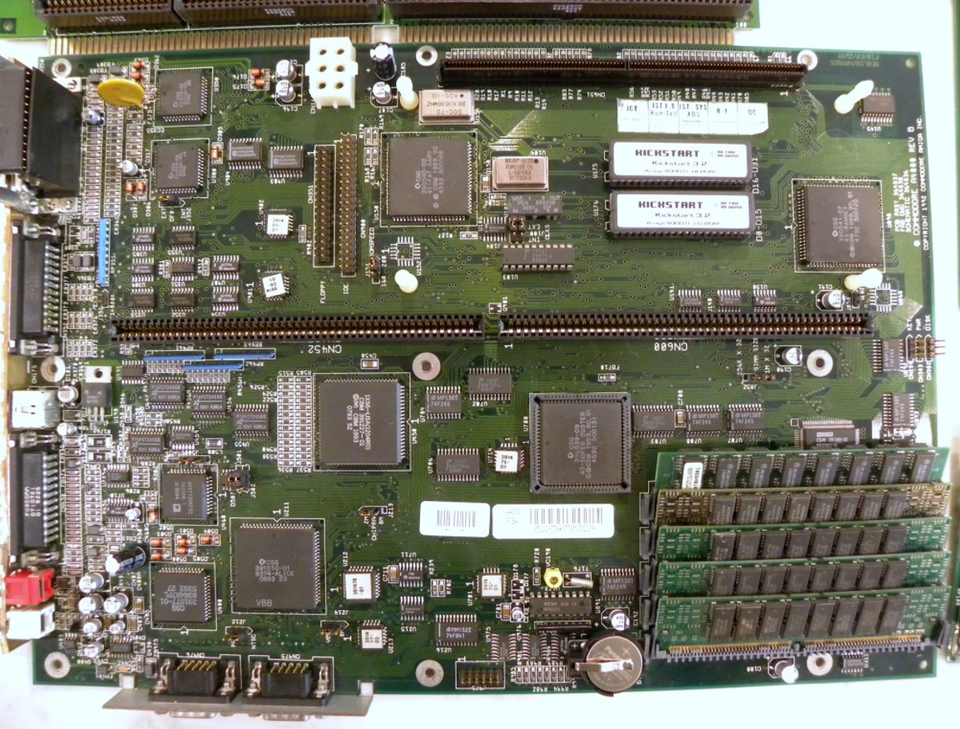 Commodore Amiga A4000 4000 Fully Loaded Recapped w/External Hard Drive ...