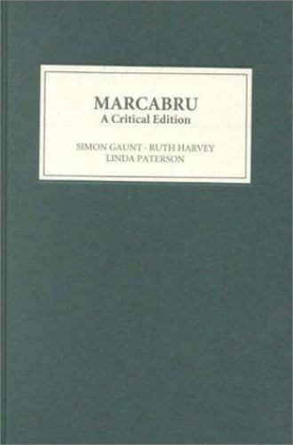 Marcabru: a Critical Edition by Ruth Harvey (2000, Hardcover) for sale ...