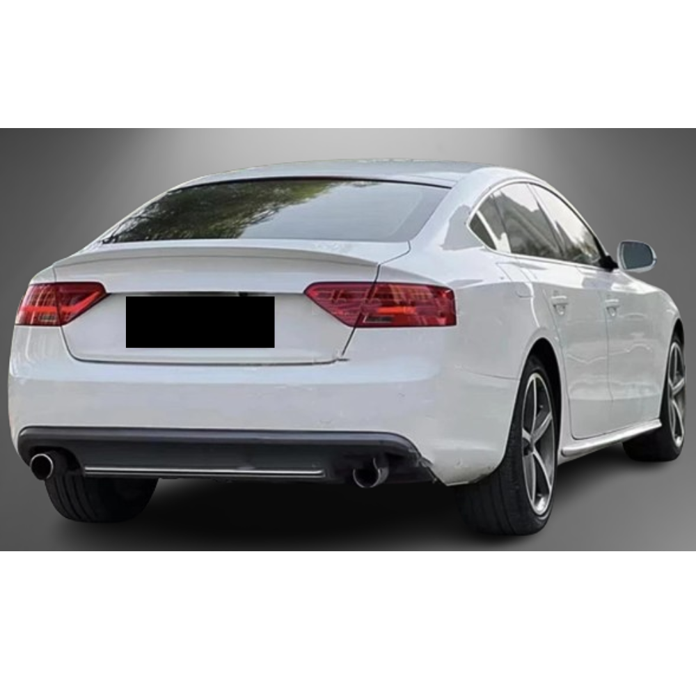 Gloss Boot Lip For Audi A5 Sportback (2009-2016) 8T 4-Door Trunk Wing ...