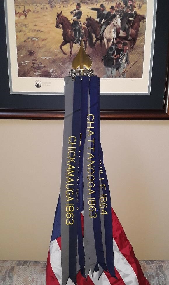 Battle of Gettysburg Civil War Small Guidon Campaign Streamer - Battle ...