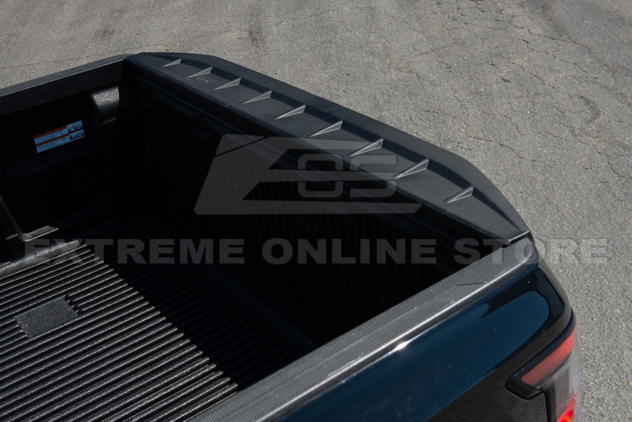 For 22-Up Nissan Frontier EOS Performance Matte Black Rear Tailgate Lip ...