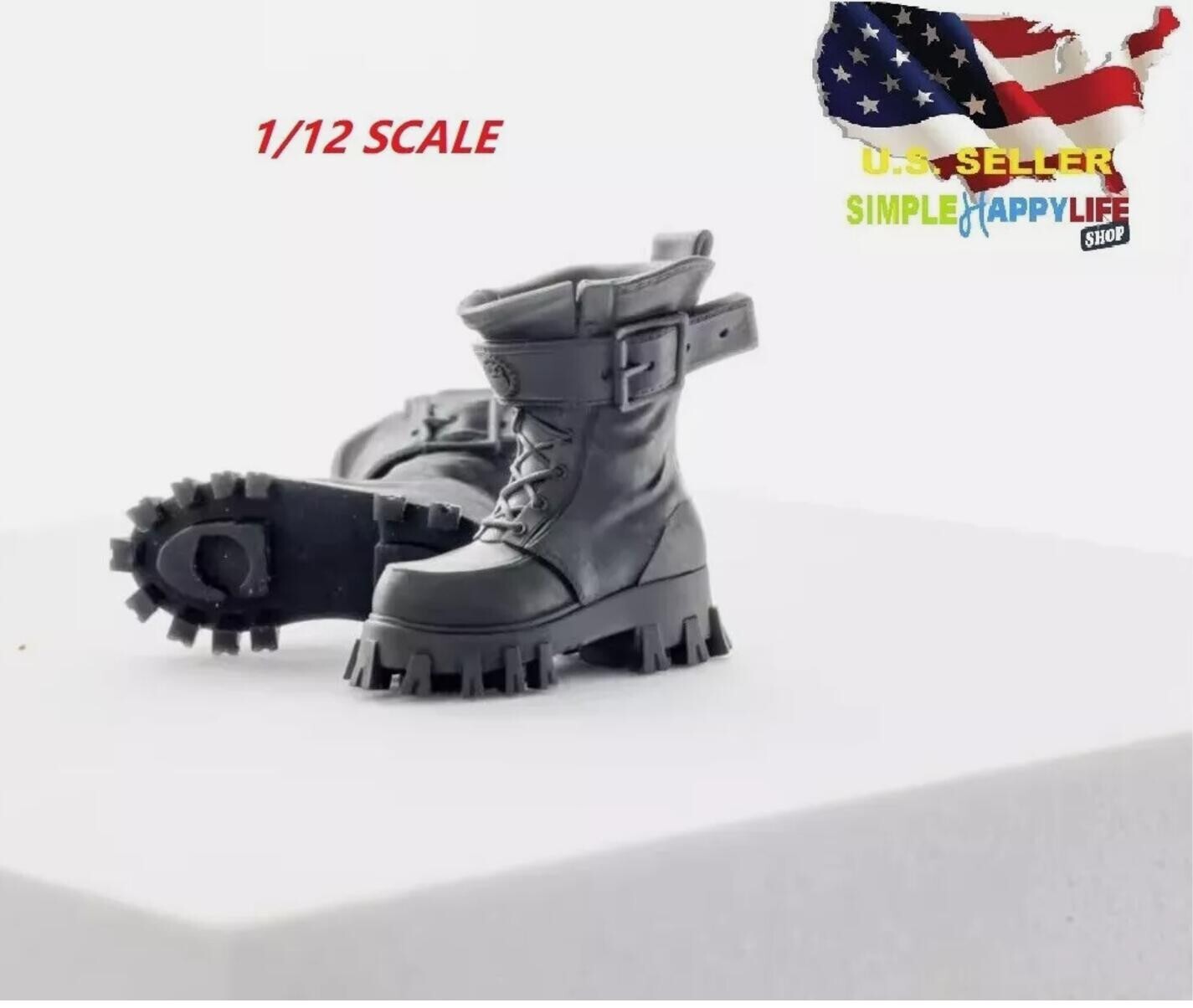 1/12 scale riding horse Boots combat Shoes For 6'' Female Figure Nota ...