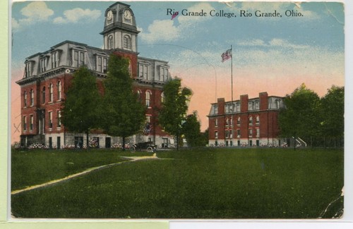 VINTAGE 1915 POSTCARD ~ RIO GRANDE COLLEGE ~ RIO GRANDE, OHIO | eBay