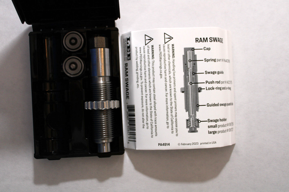 LEE 91617 Ram Swage for Small & Large Primer Pockets Works With Most ...