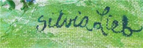 Original SILVIA LIEB "FAMILY" Mixed Media Abstract Art Large Painting ...