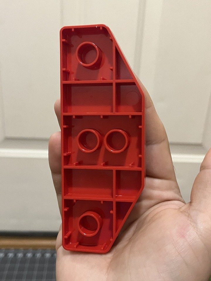 Vintage Lego Duplo RED AIRPLANE TAIL WINGS 8x4 Part for Plane Vehicle ...