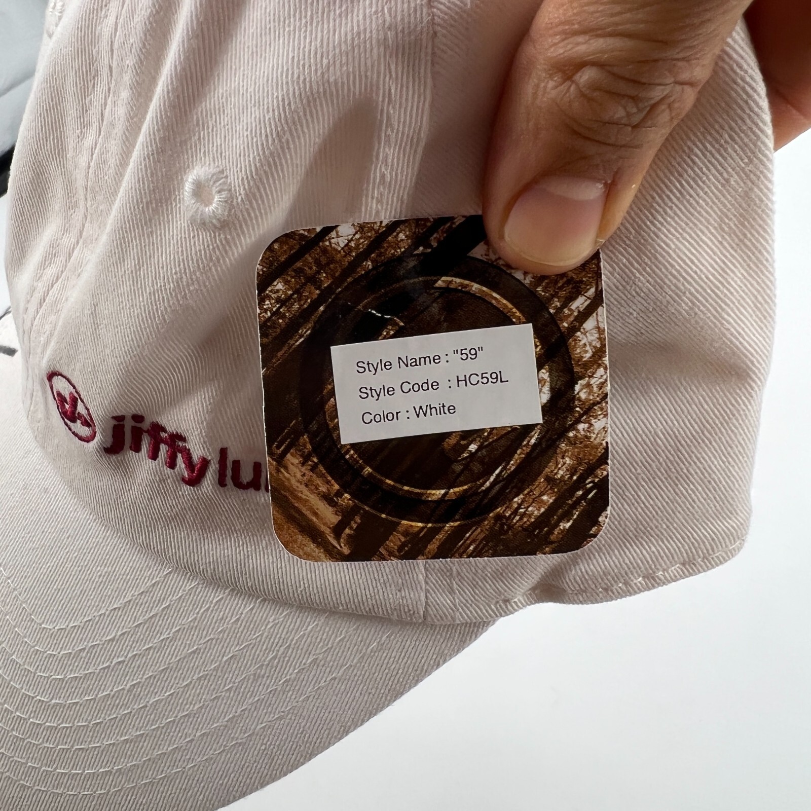 Jiffy Lube Tournament Golf Hat Mens Adjustable White Cotton Unknown ...