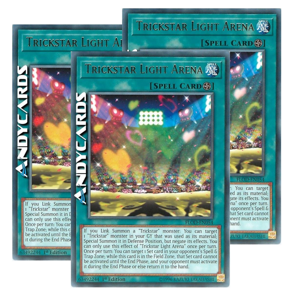 3x TRICKSTAR LIGHT ARENA (Truccastella Luce Dell'arena) Rara FLOD EN054 ...
