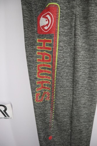 Adidas Climawarm Jogger Sweat Pants Men Size Large Gray Atlanta Hawks ...