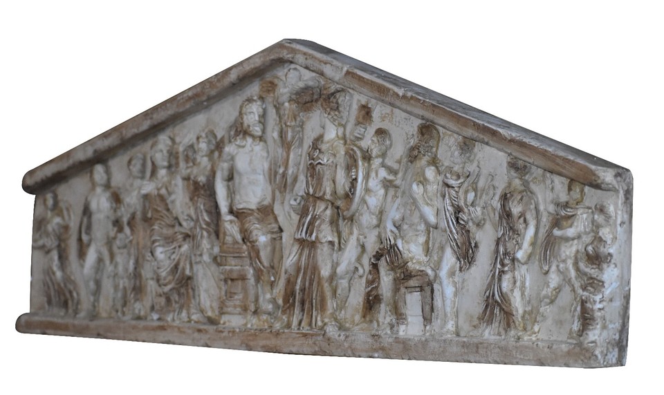 Bas relief Pediment Parthenon Acropolis Athens Cast Stone Greek ...
