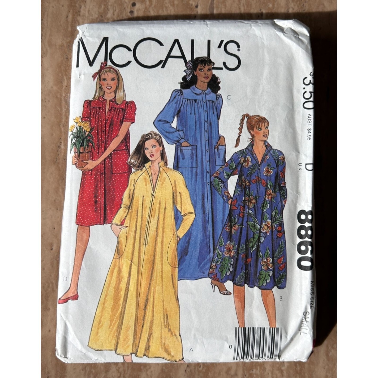 McCall's Vintage Sewing Pattern 8860 - Misses' Robes - Sz S | eBay