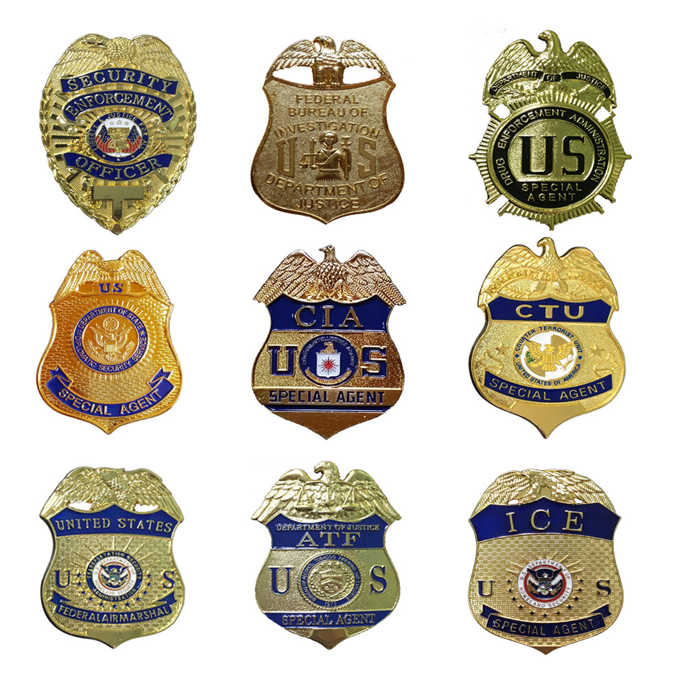 Fbi Speciale Agent Badges Collectors Badges Auctions NYPD FBI Joint