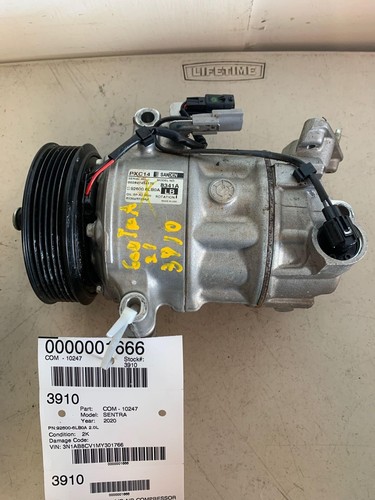 2020 NISSAN SENTRA A/C AIR COMPRESSOR PN:92600-6LB0A OEM | eBay