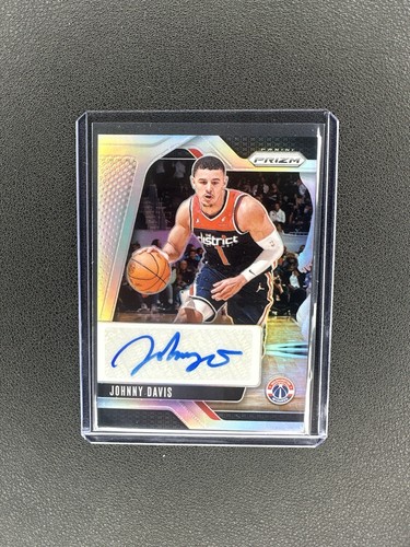 JOHNNY DAVIS 2024-25 PANINI PRIZM AUTOGRAPH BASKETBALL SILVER AUTO ...