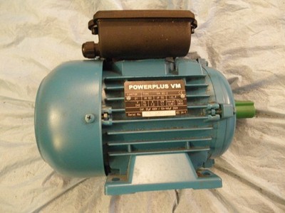 Electric motor single phase 240 AC volt 1.1kW 1 1/2hp 2850 rpm IMB3 ...