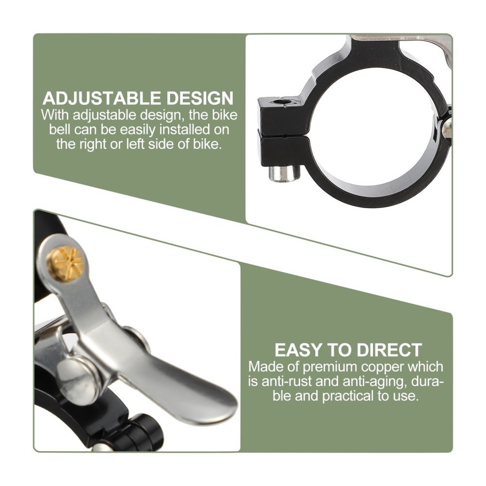 1 Pc Durable Bike Handlebar Bell Copper Bike Bell Bike Accessories ...