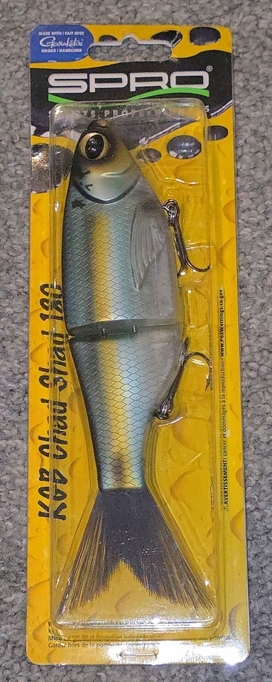 SPRO KGB CHAD SHAD 180 GLIDE BAIT Big Bass Swimbait 7" Lures * GIZZARD ...