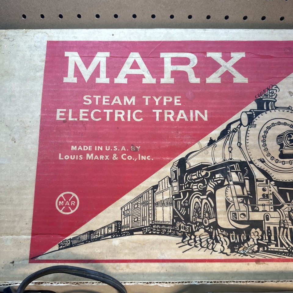 Vintage Louis Marx Stream Line Electrical Train Set with Original Box ...