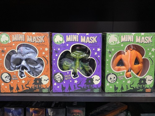 Fright Rags Halloween 3 Silver Shamrock Mini Mask Set, Rare, Pumpkin ...