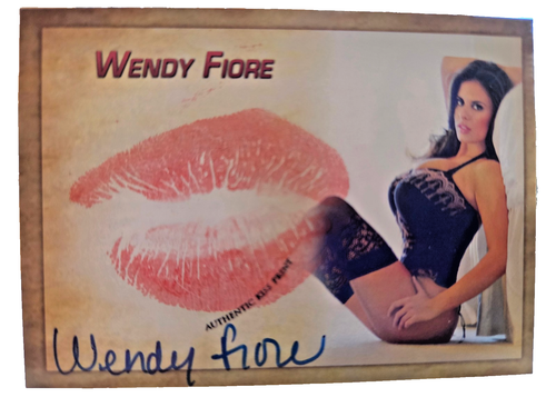 2021 Wendy Fiore Model Collectors Expo Autographed Signed Kiss Card | eBay