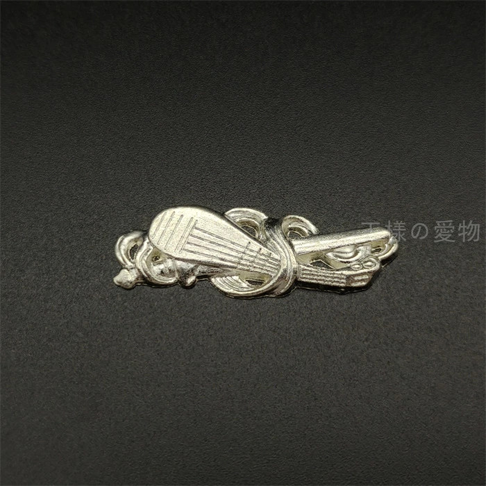 MENUKI Tenno Hou Tool Illustration Silver Alloy Modern Japanese Sword ...