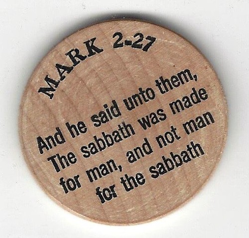 Mark 2:27 The Sabbath Was Made For Man, And Not Man For Sabbath, Wooden ...