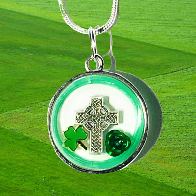 Irish Celtic Cross St. Patrick's Religious Catholic Christian shamrock ...