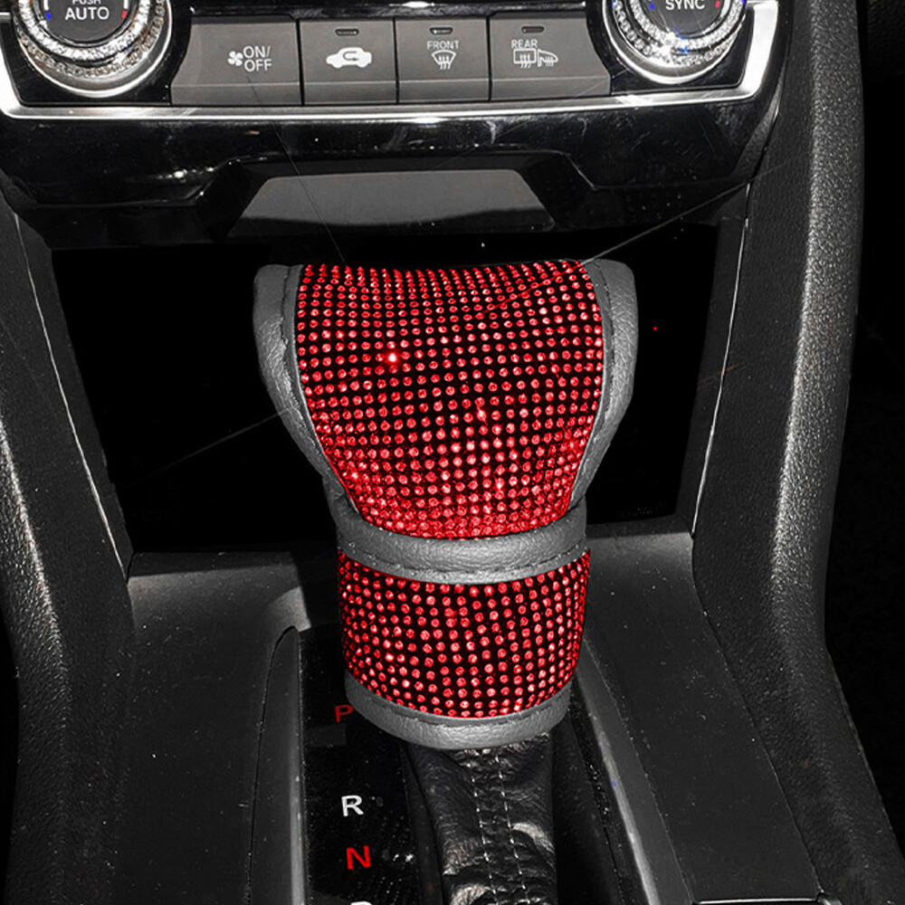 11-Piece Car Accessories Set Rhinestones Steering Wheel Cover/Bling ...