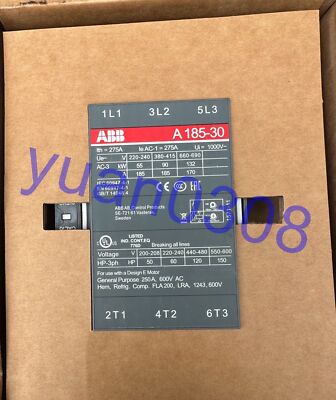 NEW ABB A185-30 contactor DHL Fast delivery | eBay