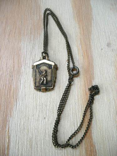 Vintage B.P.G. BASEBALL MEDAL and Chain - Award – Trophy – Circa 1930 ...