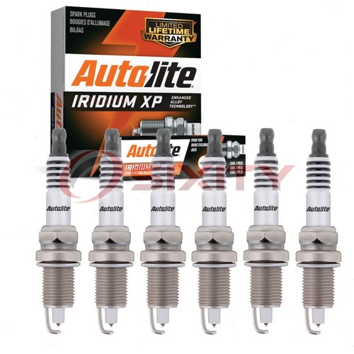 6 pc Autolite Iridium XP XP985 Spark Plugs for 2412 Ignition Wire ...