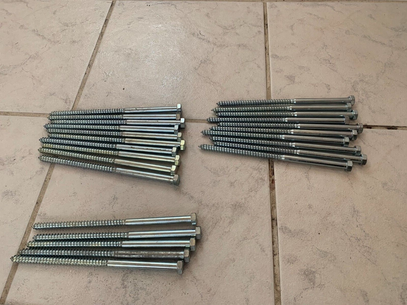 Titan Fasteners 3/8" x 8" Zinc Lag Bolts HUA06256 (QTY 25 Bolts) | eBay