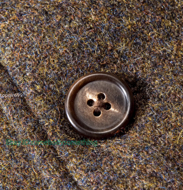 Work Jacket Winter Warm Men's Wool Tweed Coat retro Casual Pockets Top ...