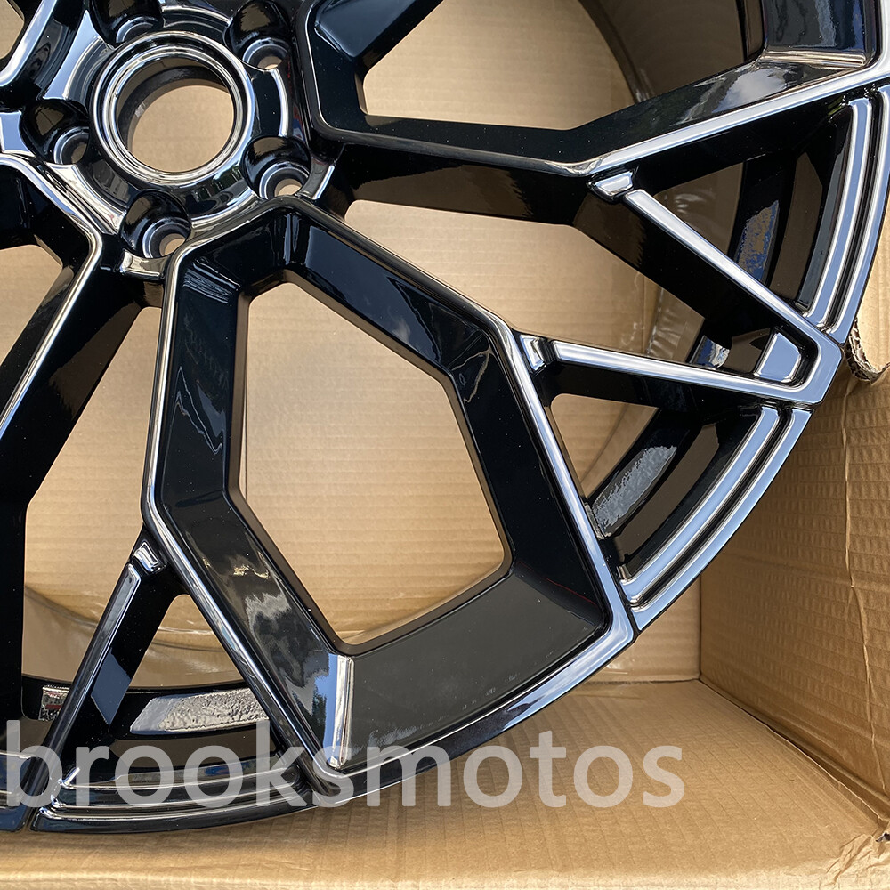 21" NEW GLOSS BLACK STYLE WHEELS RIMS FITS FOR 2003-2016 PORSCHE ...