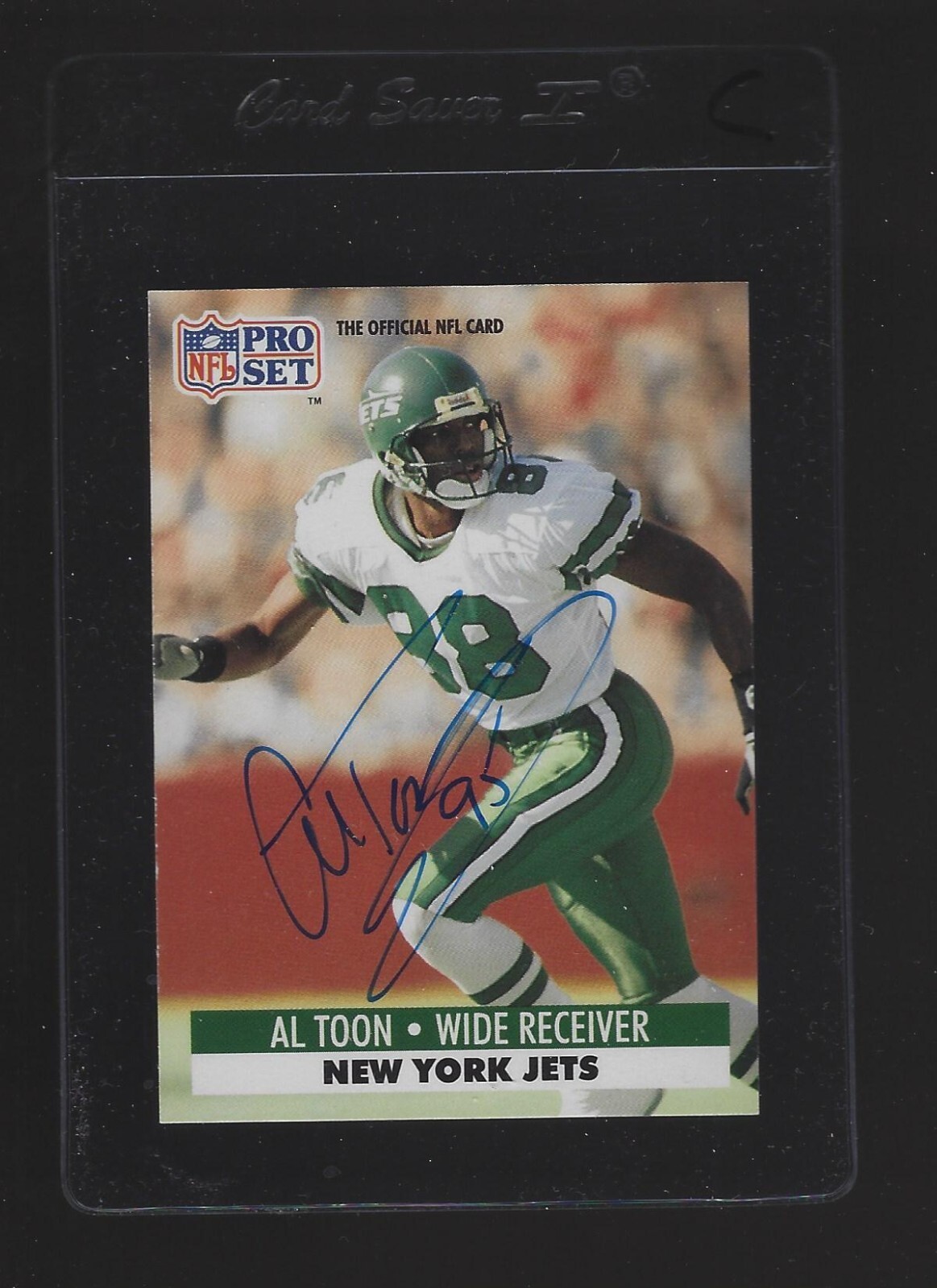 Al Toon Jets 1991 Pro Set #251 Signed Auto Football Card Autograph C | eBay