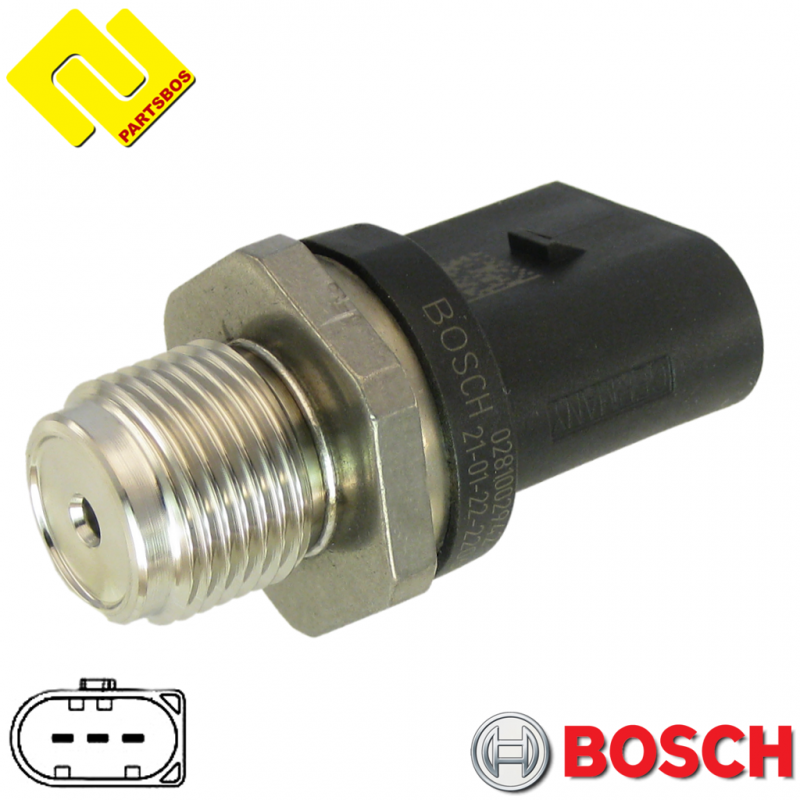 BOSCH 0281002942 ,0281002700 INJECTION PRESSURE SENSOR MB 0051535828 ...