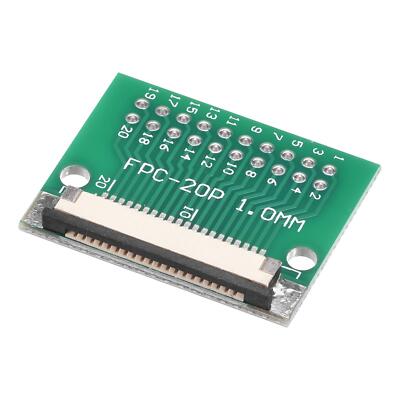FPC Converter Connector 20P 1.0mm on Socket Side, Back 0.5mm, to DIP 2 ...