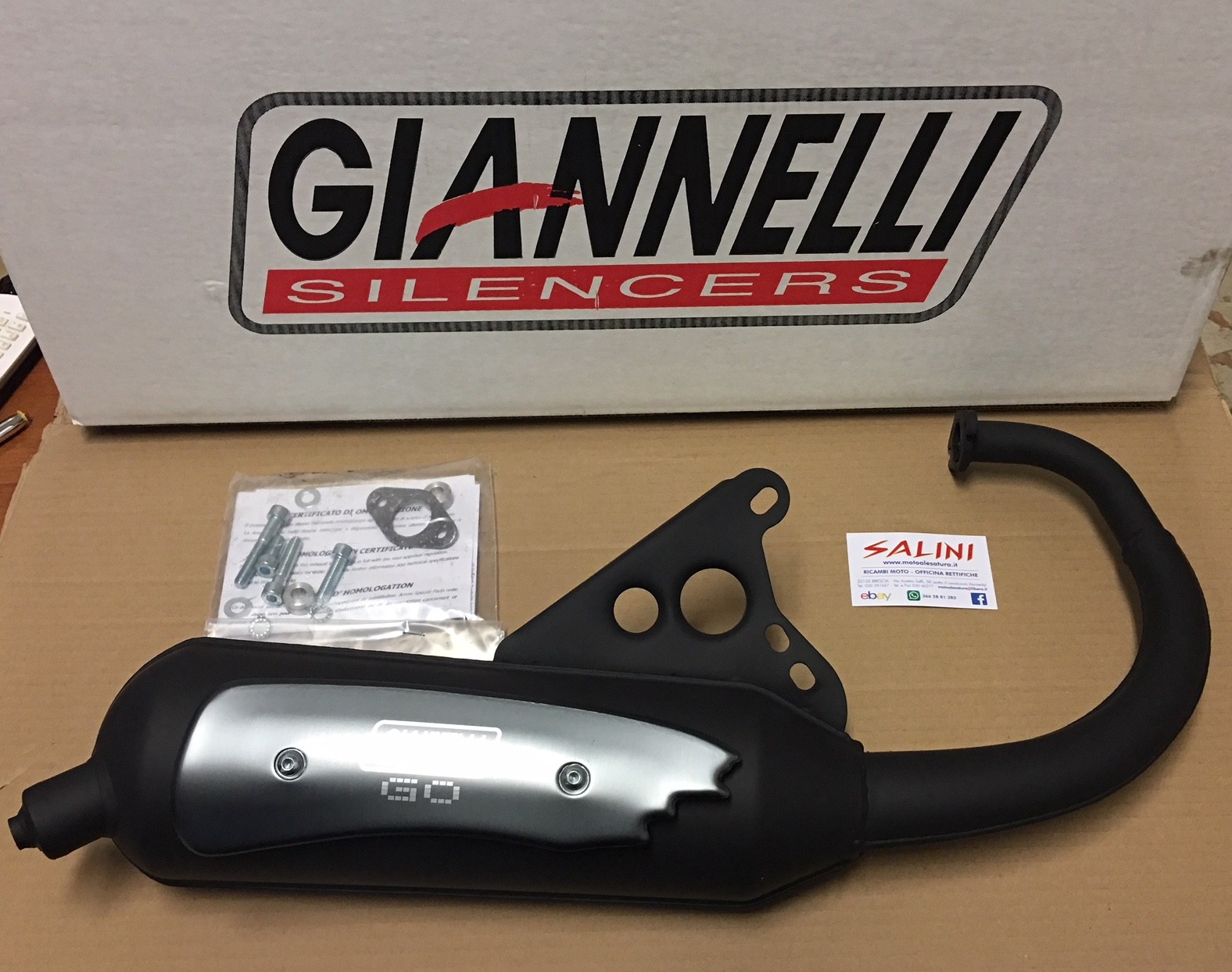 Exhaust GO Yamaha BW'S BWS N.G. From 2002 To 2006 - GIANNELLI 31652R | eBay