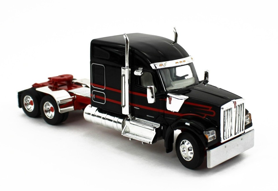 DCP 1:64 *BLACK & RED* Kenworth W990 High Roof & WILSON LIVESTOCK ...